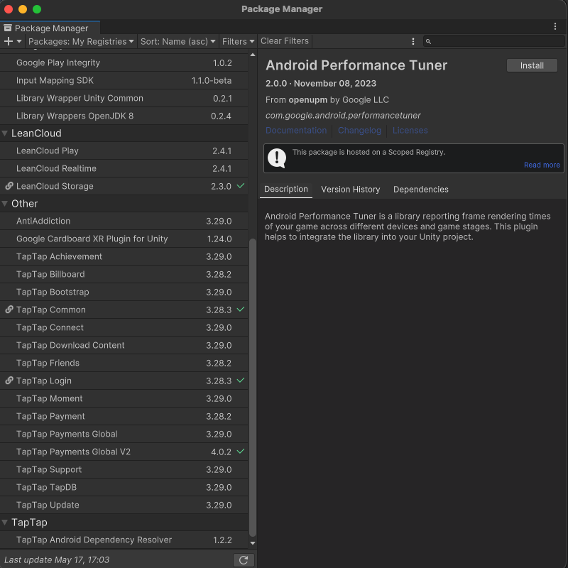 Unity 集成指南 | TapTap Developer Documentation